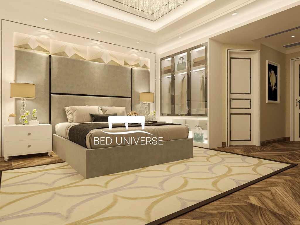 Athena Bed Frame with Optional Ottoman Storage - Bed Universe